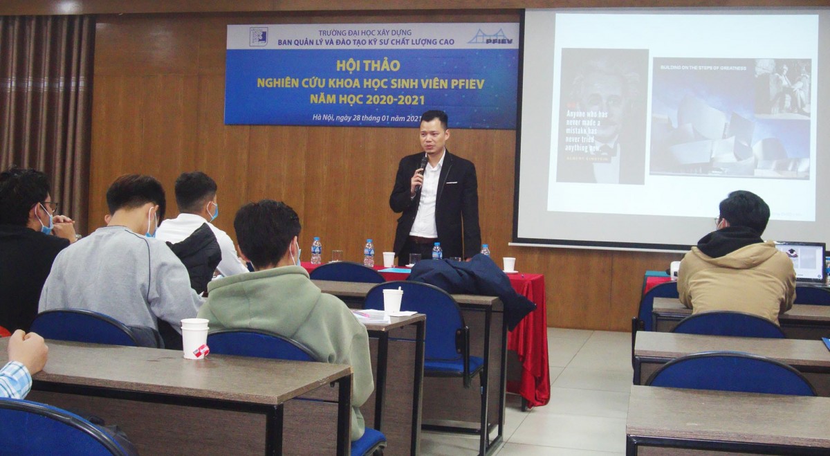 Hội thảo Nghiên cứu khoa học sinh viên PFIEV năm học 2020-2021