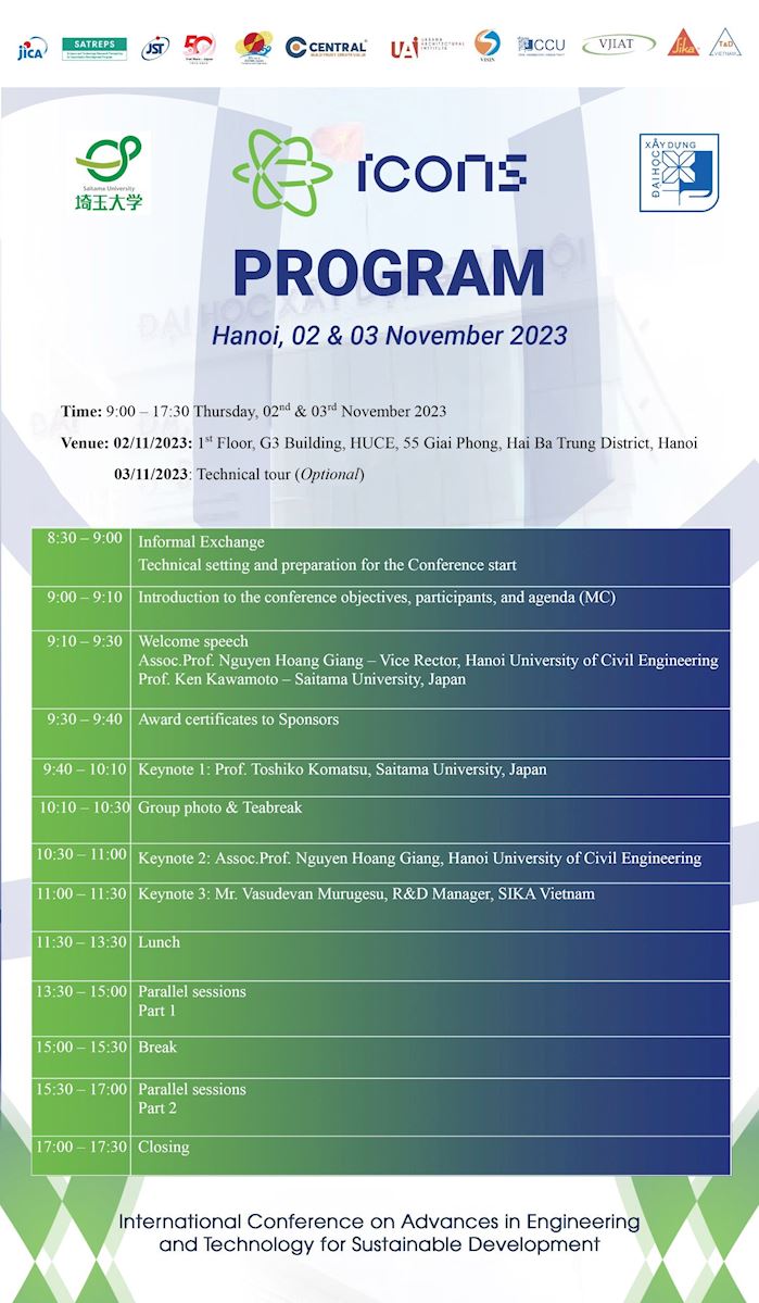 HỘI THẢO ICONS 2023 "Những tiến bộ trong kỹ thuật và công nghệ hướng ...