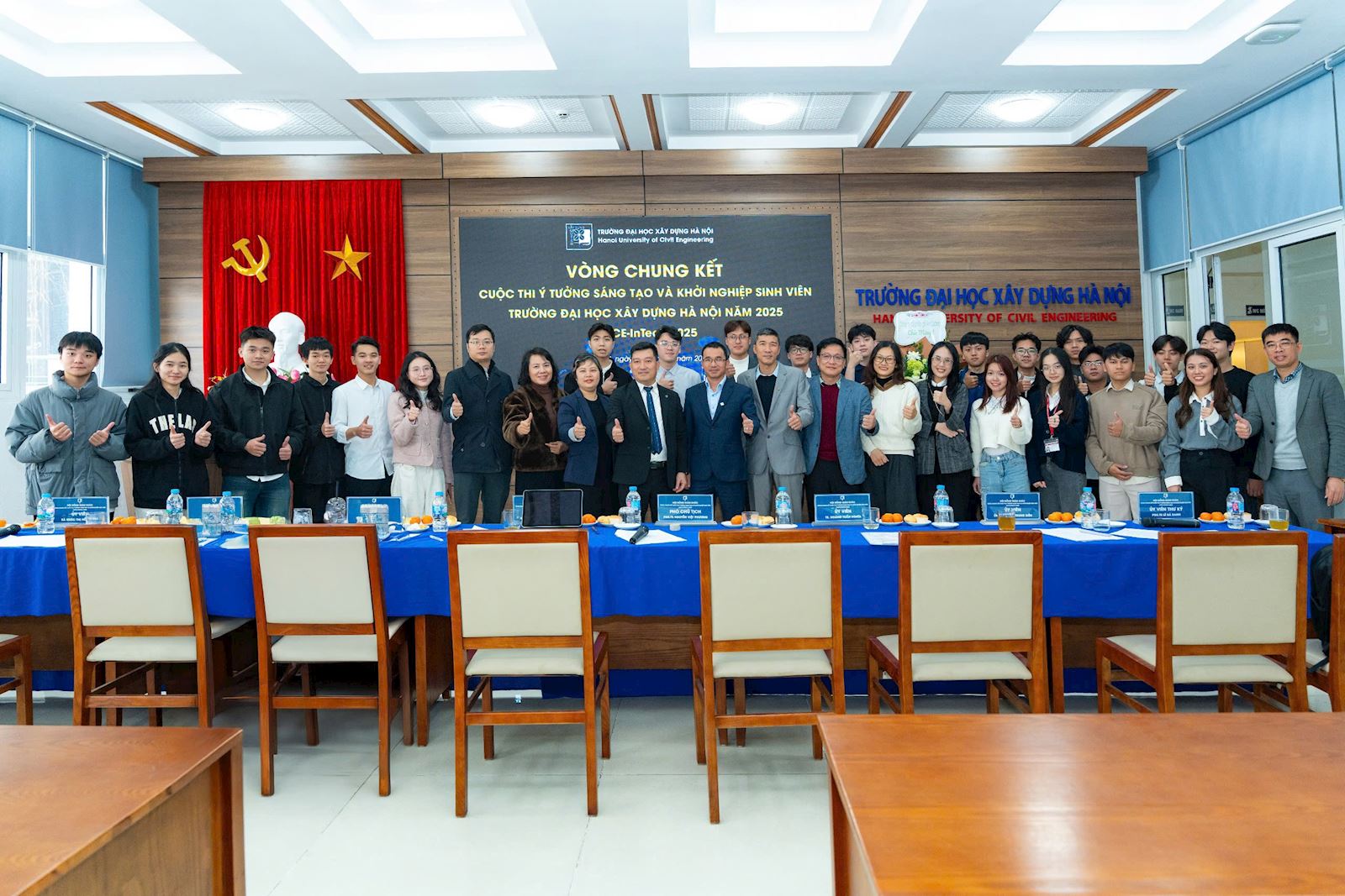 Chung kết HUCE-InTech 2025: Dự án "ModuLife" xuất sắc giành giải Nhất